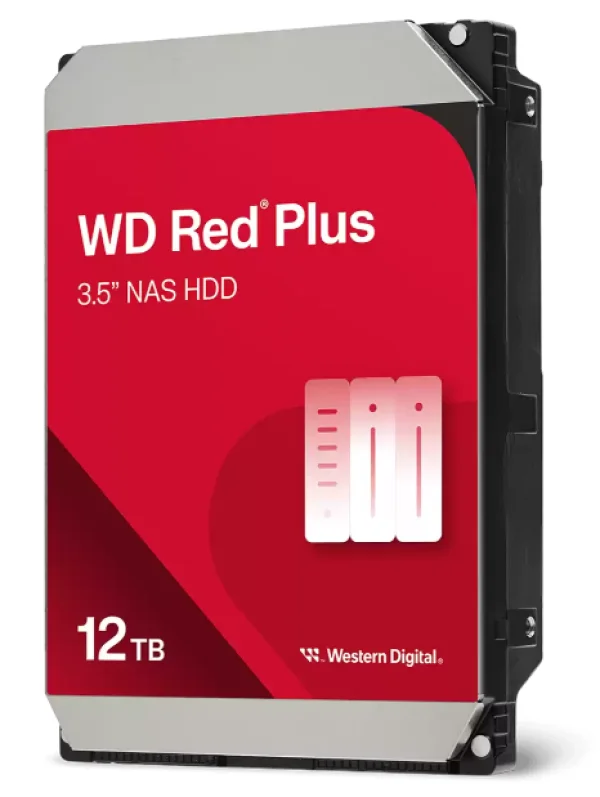 WD HDD 12TB WD120EFGX RED PLUS 7200RPM 512MB
