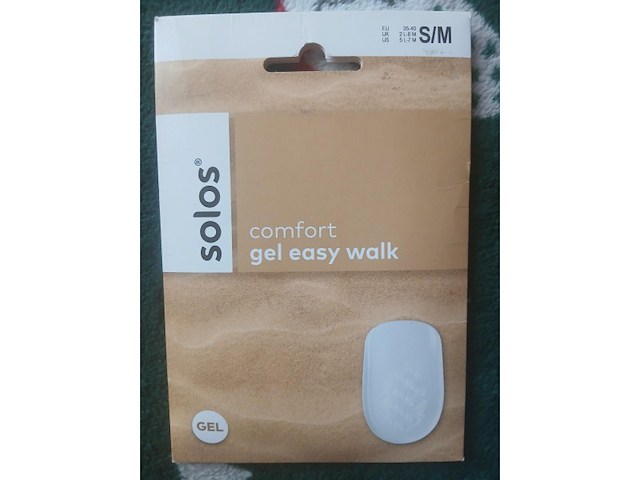 Solos uložak za cipele Gel Easy Walk 35-40 (S/M)