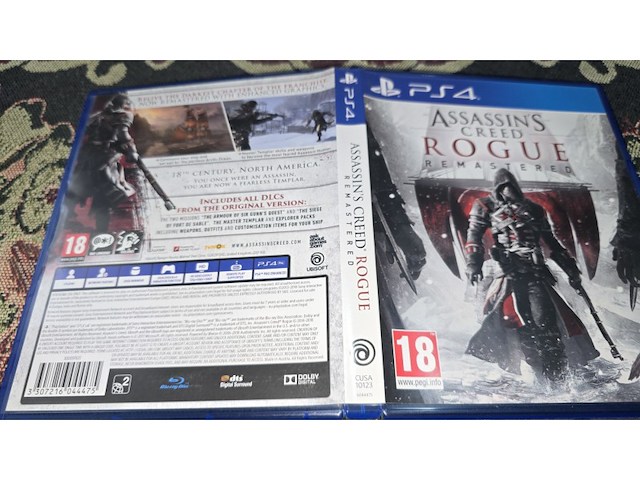Assassin`s creed, Rogue (Remastered) PS4