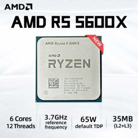 AMD AM4 Ryzen 5 5600X 3.7Ghz – Tray