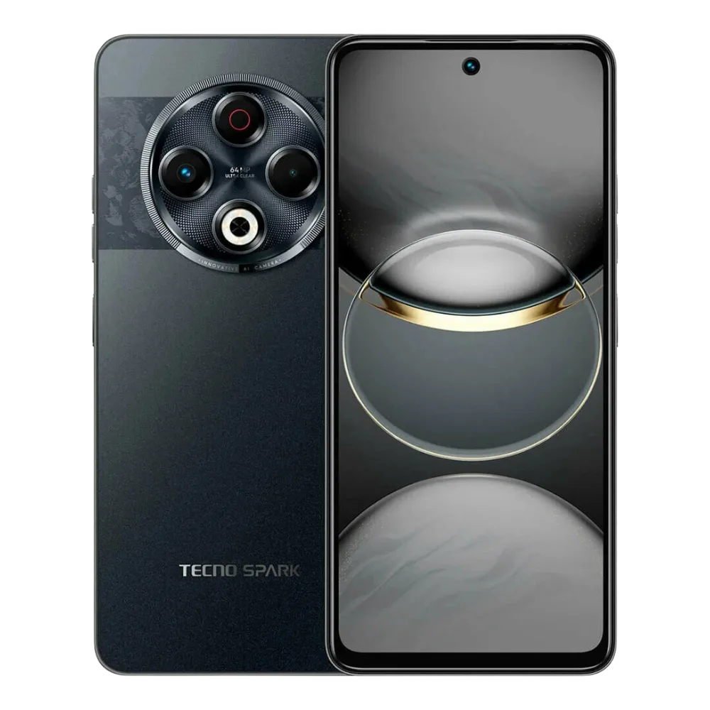 Tecno Spark 30 8/256GB, Crni (Stellar Shadow)