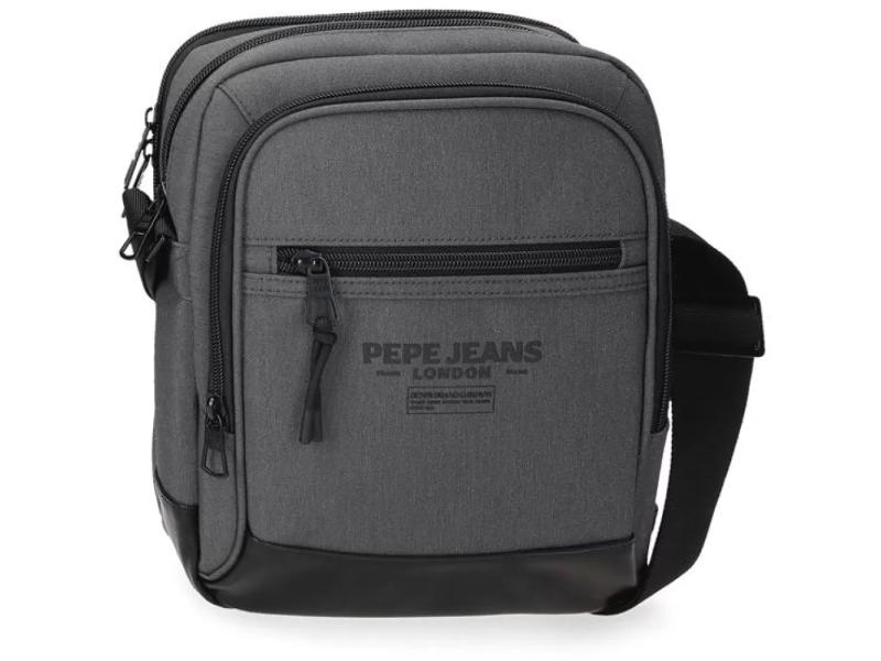 PEPE JEANS MUŠKA TORBICA 27CM SA PREGRADOM ZA TABLET WALTFORD GREY