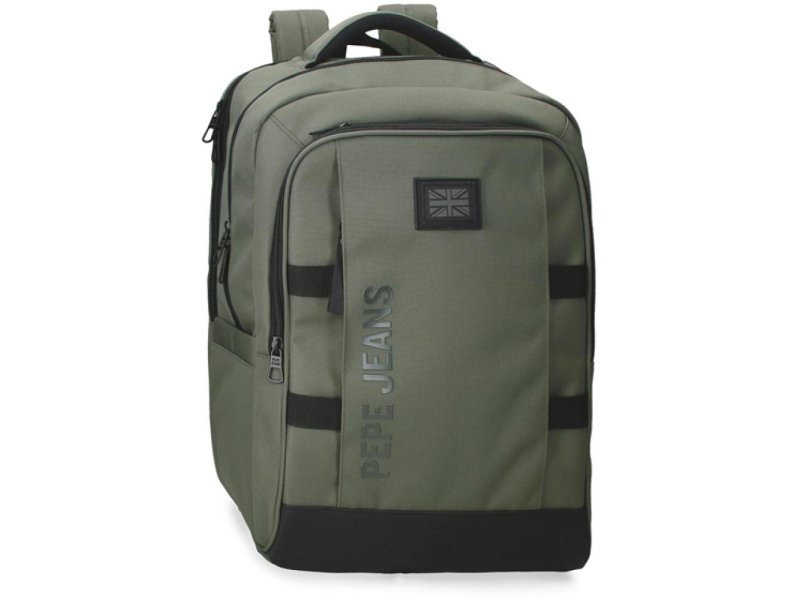 PEPE JEANS RANAC 44CM SA PREGRADAMA ZA LAPTOP I TABLET MATLOCK KHAKI