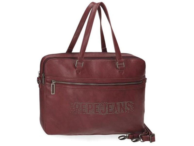 PEPE JEANS ŽENSKA POSLOVNA TORBA SA ODELJKOM ZA LAPTOP PJL BERA BORDEAUX