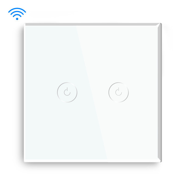 WI-FI PAMETNI PREKIDAČ 2G TUYA BELI (WIFI TOUCH SWITCH)