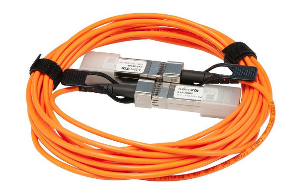 MIKROTIK S+AO0005 SFP+ DIRECT ATTACH ACTIVE OPTICS CABLE, 5M