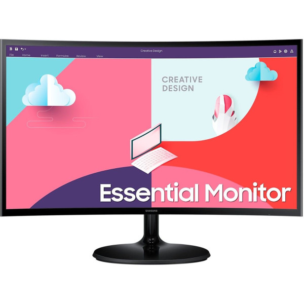 MONITOR SAMSUNG S24C364EAU 61CM/24INCA (1920×1080) 16:9 4MS HDMI VGA FULL HD
