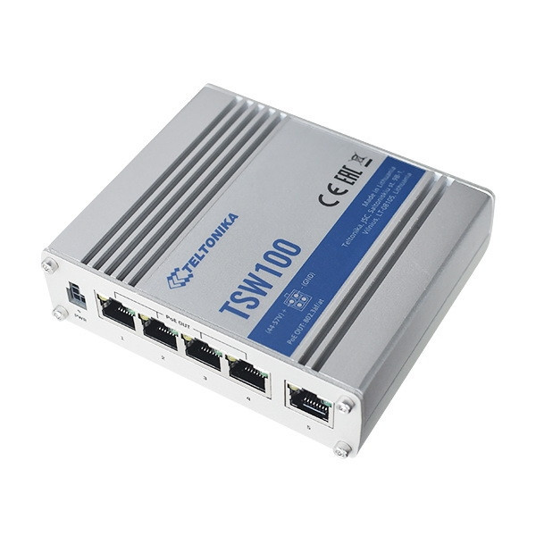 TELTONIKA TSW100 INDUSTRIAL UNMANAGED SWITCH