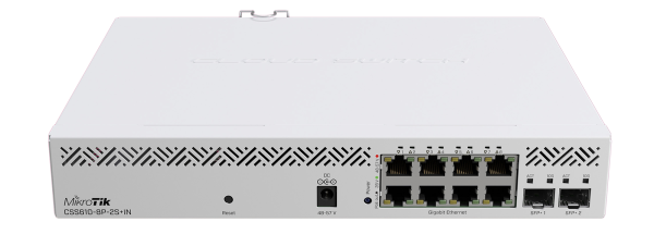 MIKROTIK CSS610-8P-2S+IN SWITCH 8X GE, 2X SFP+, 8X POE OUT