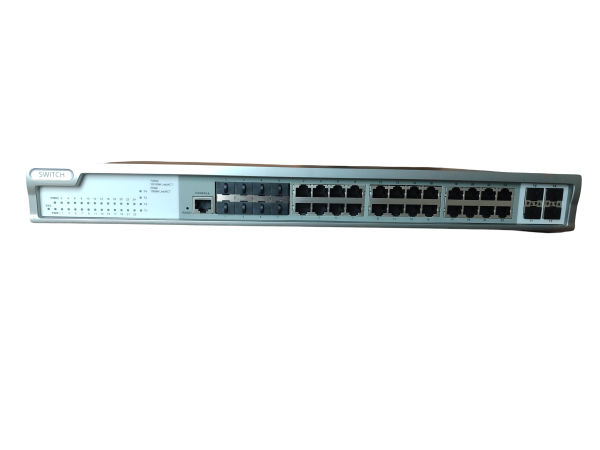 EXELINK SGX3728 SWITCH ZA RACK UPRAVLJIVI 24×10/100/1000 BASE-T,8×1000 BASE-X SFPCOMBO,4X1G/10 GE BASE-X SFP+ PORTA