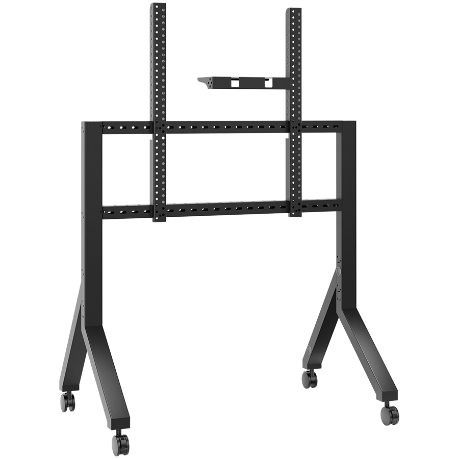 ONKRON MOBILE TV STAND FOR 70′-110′ SCREENS UP TO 125 KG, BLACK