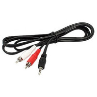KABL E-GREEN AUDIO 3.5MM STEREO (M) – 2XRCA (M) 5M CRNI
