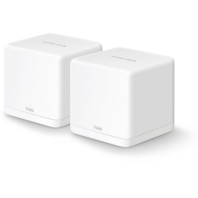 LAN ROUTER MERCUSYS HALO H30G(2-PACK) V1, AC1300 WHOLE HOME MESH WI-FI5 SYSTEM (62559)