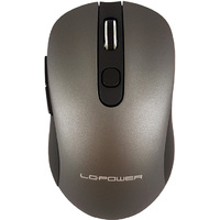 MOUSE USB WIRELESS LC POWER LC-M718GW MOUSE OPTICAL COMPACT 2.4GHZ WIRELESS 800/1200/1600DPI BLACK/ANTRACIT