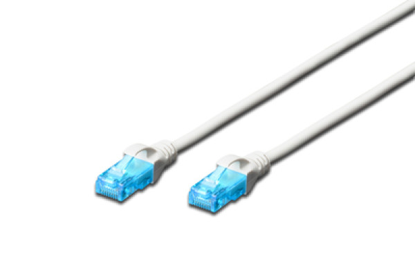 DK-1512-030/WH PATCHCORD KABL 5E U/UTP CCA 3M BELI