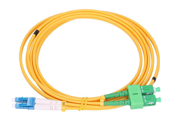 EXELINK PATCHCORD LC/UPC-SC/APC SM, DUPLEX, G652D, PVC, 3.0MM, 2M