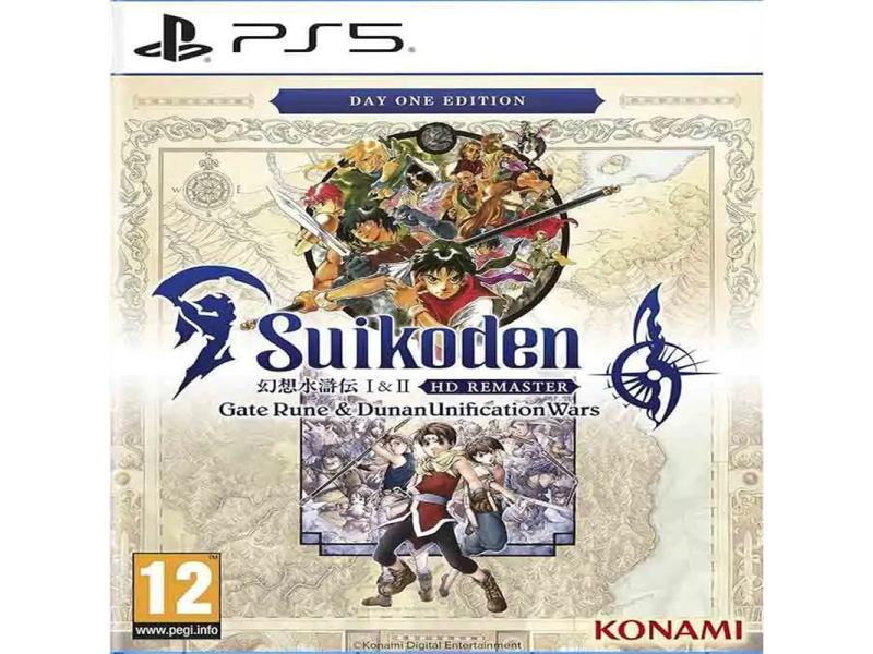 KONAMI PS5 SUIKODEN I&II HD REMASTER: GATE RUNE & DUNAN UNIFICATION WARS DAY 1 EDITION