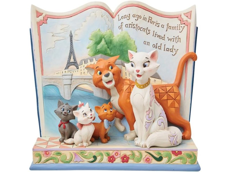JIM SHORE DISNEY – ARISTOCATS STORYBOOK FIGURINE