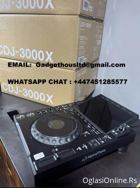 AlphaTheta CDJ-3000X, AlphaTheta Euphonia, Pioneer CDJ-3000, DJM-A9, Beograd