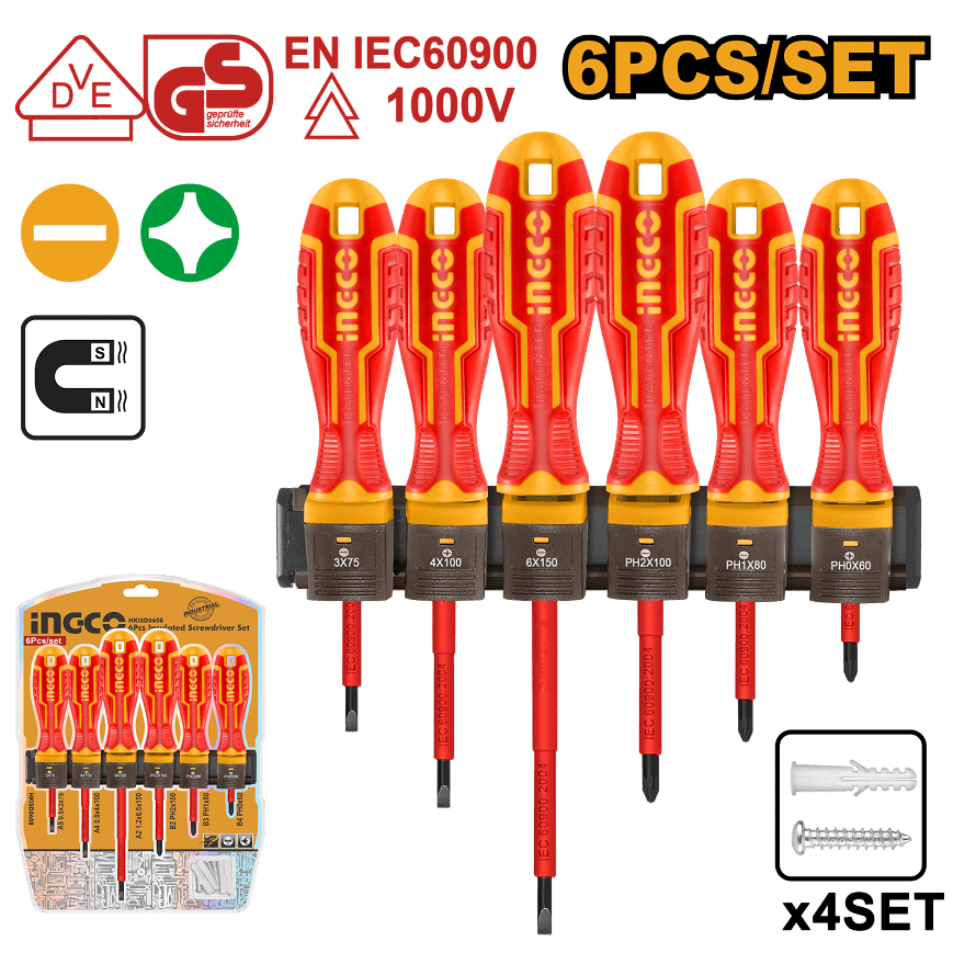 Ingco Set izolovanih odvijača 6/1