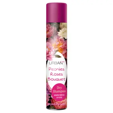 URBAN CARE Šampon za suvo pranje kose - Peonies Roses Bouquet 200 ml