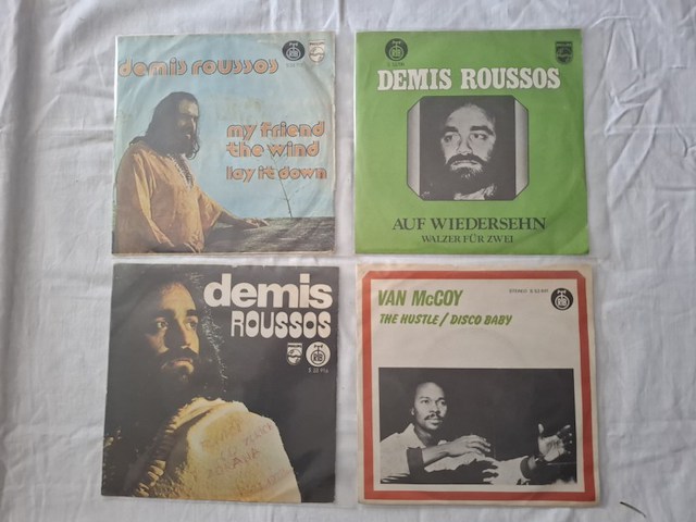 DEMIS ROUSSOS + Van McCoy - 4 Singl ploče (7`, SP)