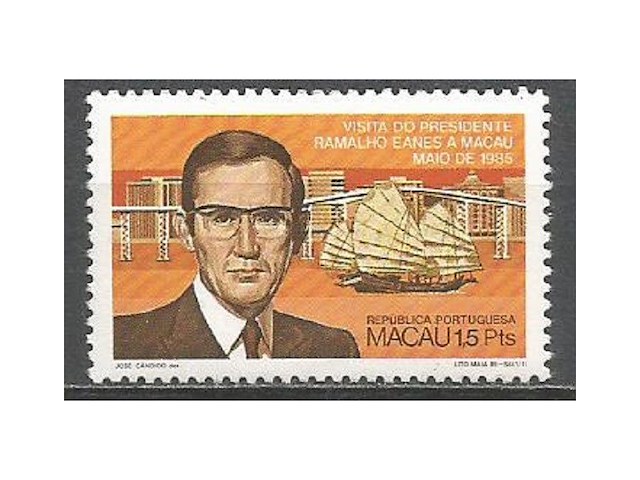 Makao,Poseta Portugalskog predsednika 1985.,čisto