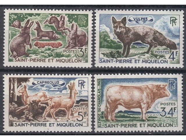 S. Pjer i Mikelon 1964 Fauna serija **