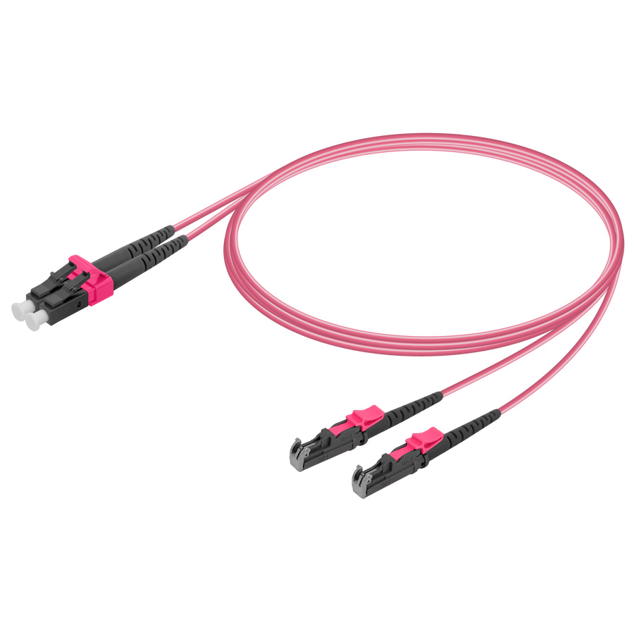 Multi Mode Patch cord Duplex LC/UPC-E2000/UPC,G651.OM4,d.2m