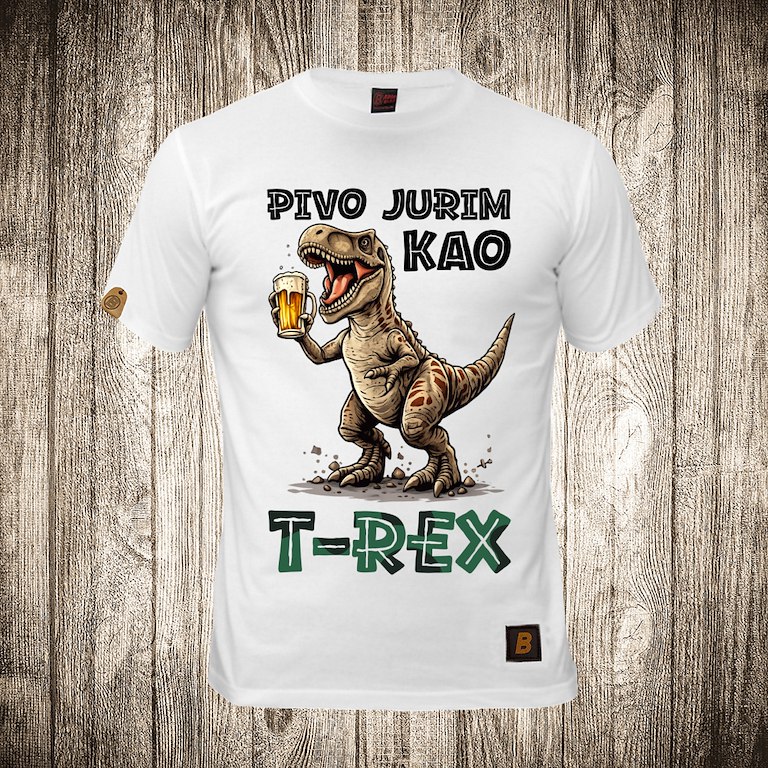Pivo jurim kao T-Rex ( Dinosaurus )
