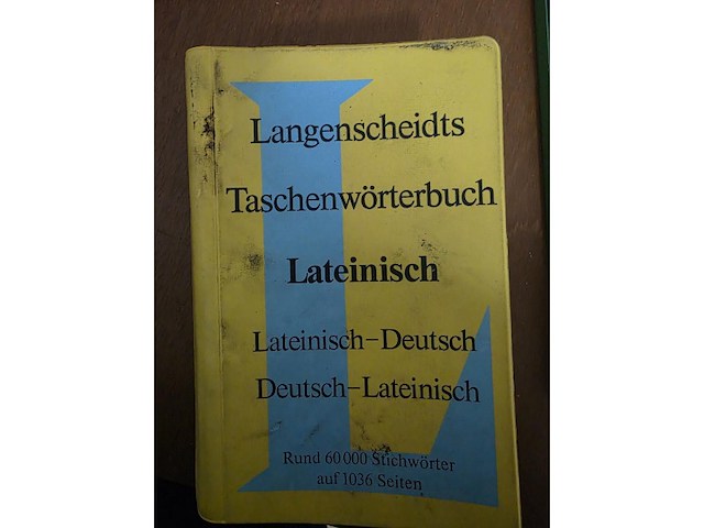 Langenscheidt džepni rečnik Latinski-Nemački