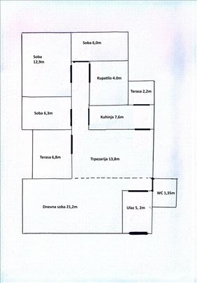 Prodajemo troiposoban stan, Vidikovac, 91m²