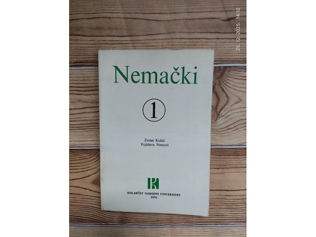 Nemacki 1-Zoran Kukic/Vojislava Notaros