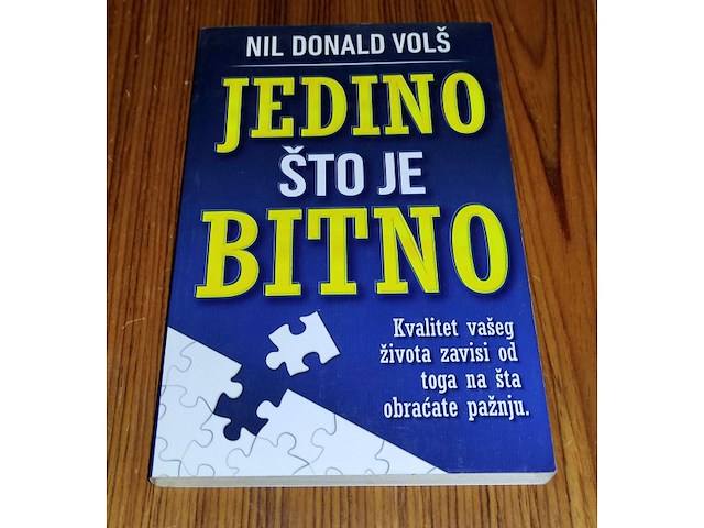JEDINO ŠTO JE BITNO - Nil Donald Volš