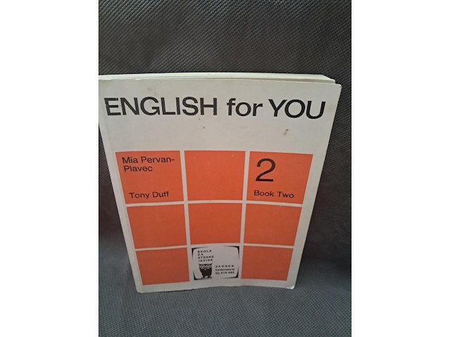 English for You Book Two Mia Pervan Plavec Tony Duff