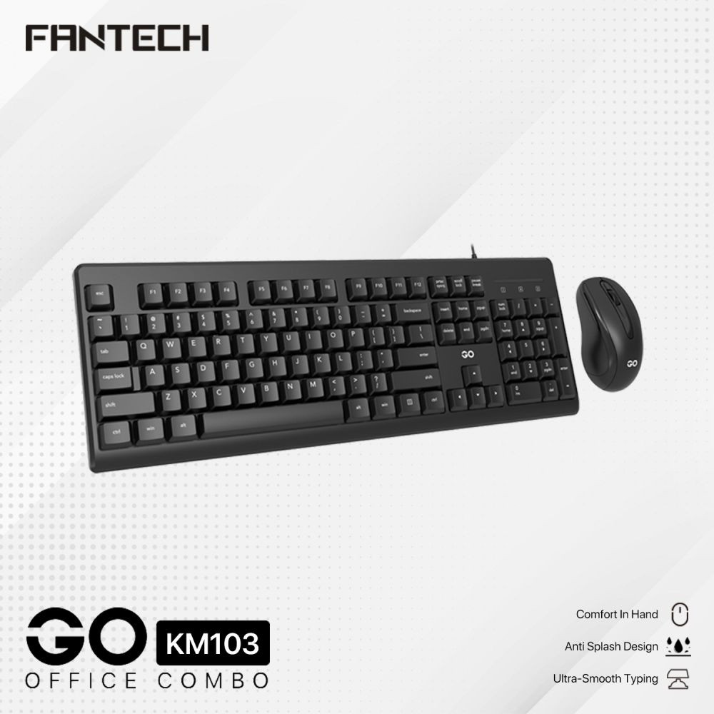 Fantech GO KM-103 Combo miš i tastatura crni