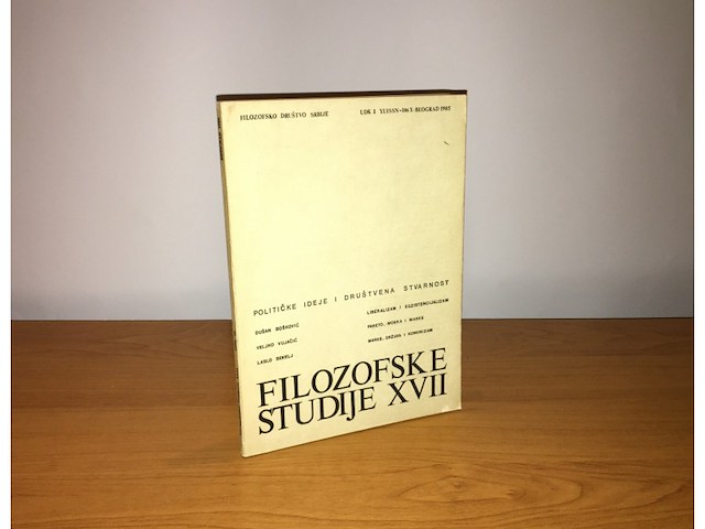 FILOZOFSKE STUDIJE XVII