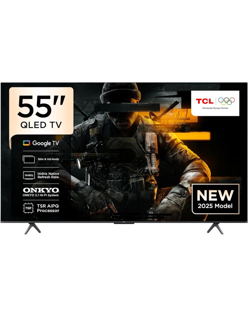 TCL 55P8K QLED 55" 4K UHD 144Hz Google TV crna