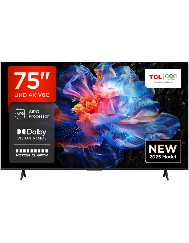 TCL 75V6C 75" 4K UHD 60Hz Google TV crna