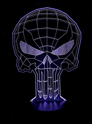 Punisher LED Lampa