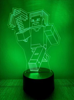Minecraft LED Lampa