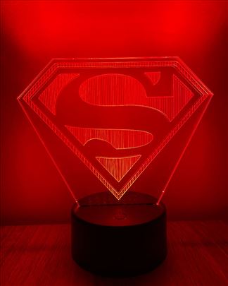 Superman LED Lampa