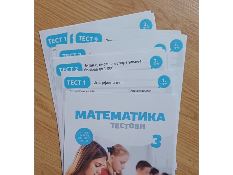 Testovi iz matematike za 3. raz LOGOS najnoviji 25-26