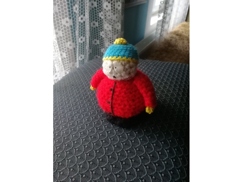 Eric Cartman South Park štrikana figura ručni rad