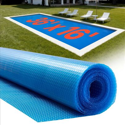 Solarna cerada za bazen, 11x5m, 0.3mm, plava
