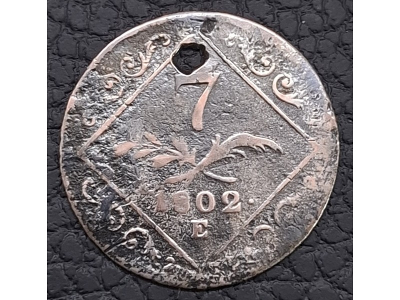 7 kreuzer 1802. E Ređe