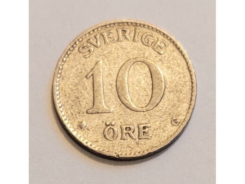Švedska - 10 Ore 1938