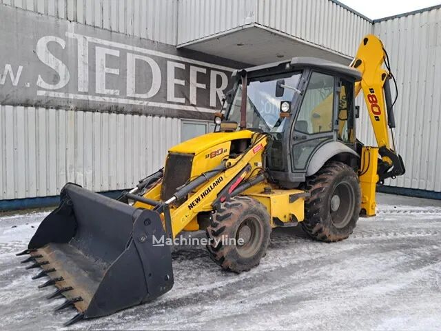 New Holland B 80 B - SS , 4x4 , Backhoe Loader , 4in1 Bucket bager-utovarivač