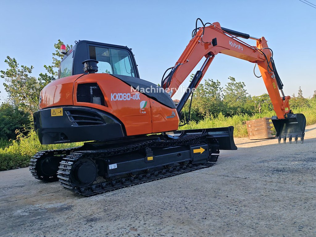 Kubota KX080-4CX midi bager