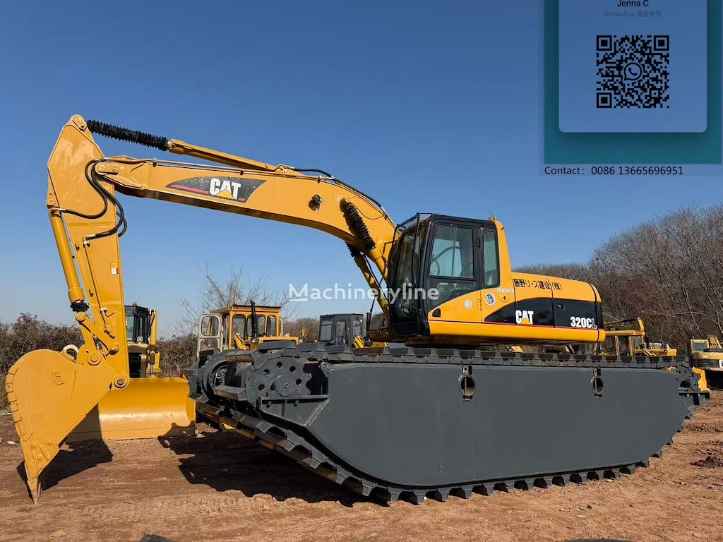 Caterpillar 320CL bager amfibija